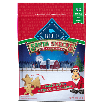 BLUE Santa Snacks Dog Treats | Blue Buffalo