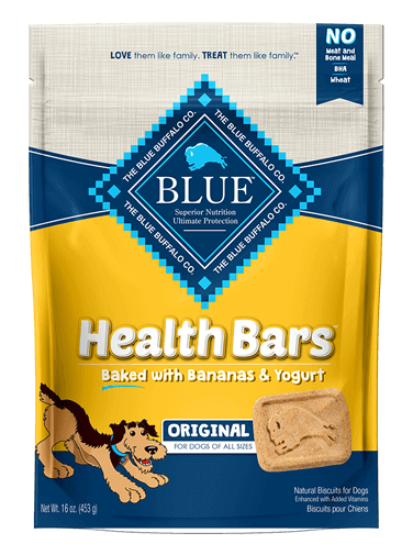 BLUE™ Health Bars Dog Treats Baked with Banana and Yogurt | Blue Buffalo